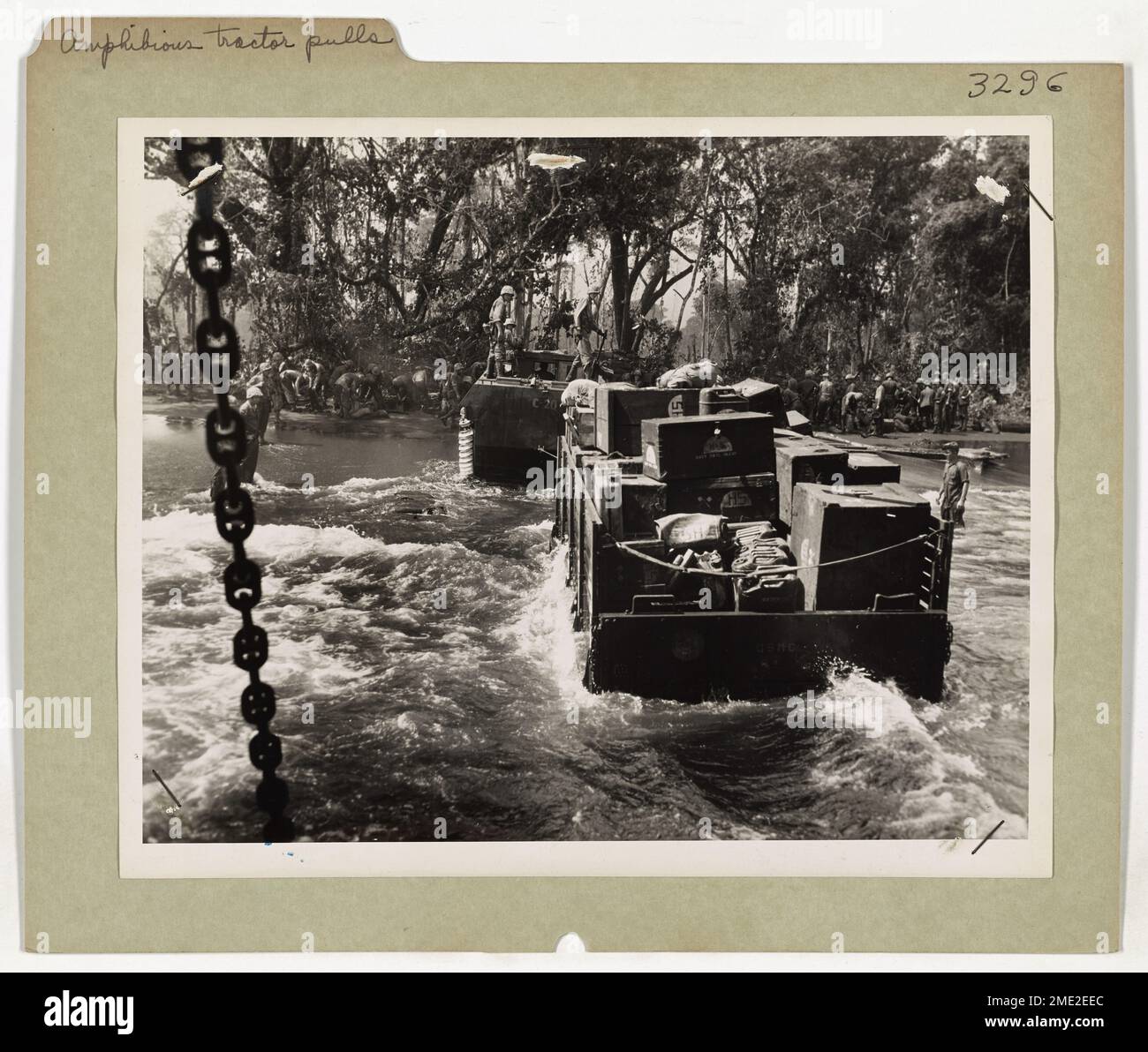 Amphibious Tractor Provides the "Pull". It's a tough pull through the ...