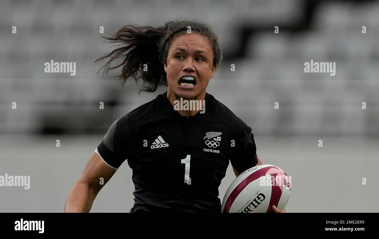 New Zealand's Ruby Tui outpaces Russian Olympic Committee's Baizat ...