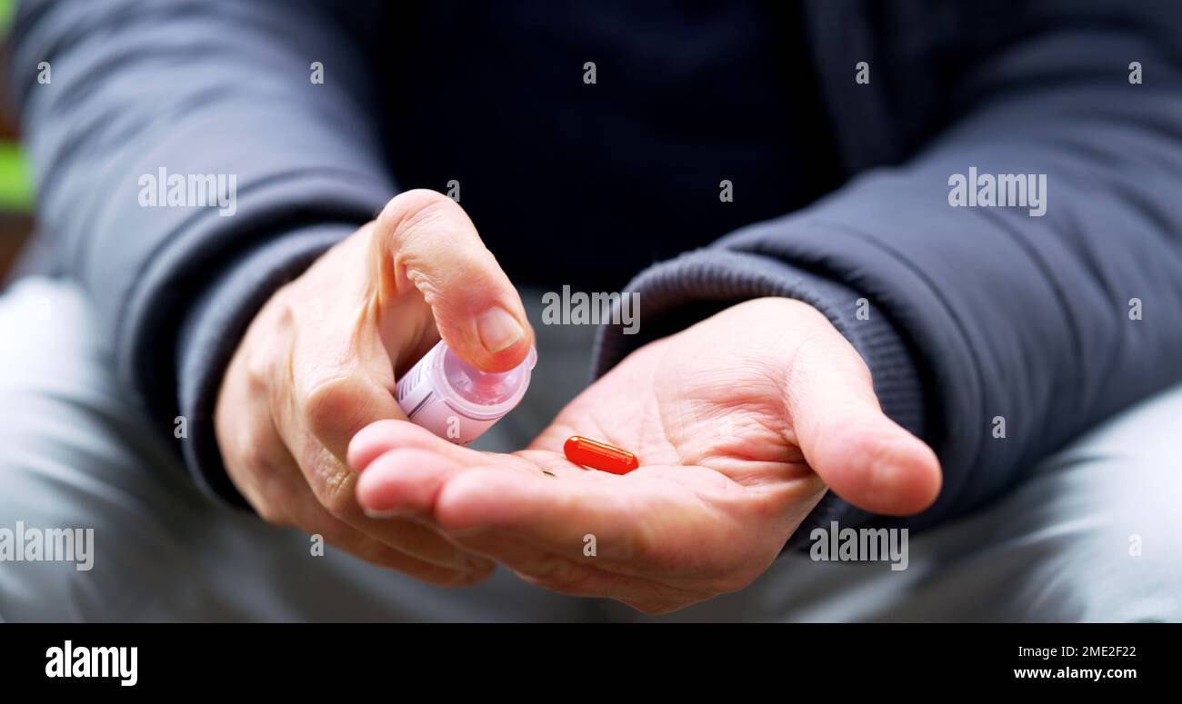 This should keep me stable for now. an unrecognizable elderly man about ...