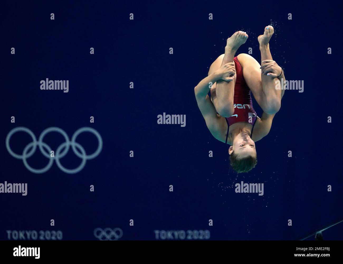 Hailey Hernandez of the United States' competes in women's diving 3m ...