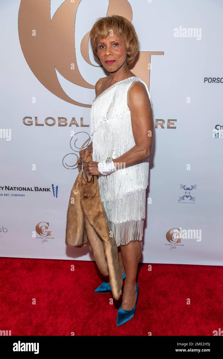 Actress Gloria Hendry attends 2023 Inaugural Preview and Global Couture ...