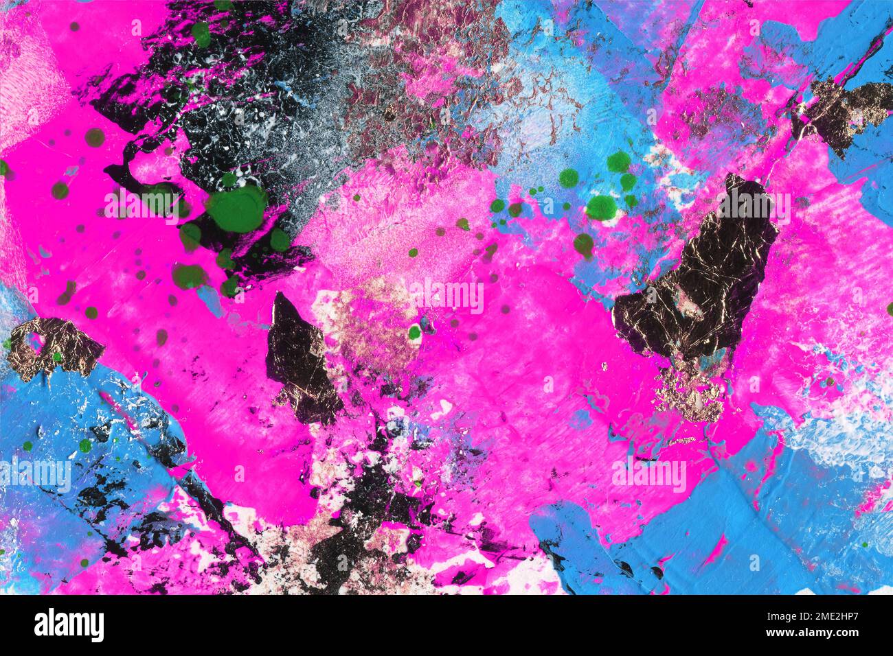 Hand drawn abstract multicolored acrylic texture. Colourful backdrop ...