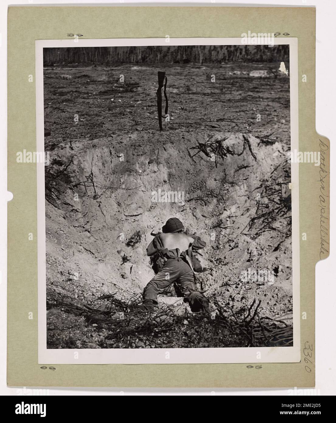 Death in a Shell Hole. This striking photo, taken by a U.S. Coast Guard ...
