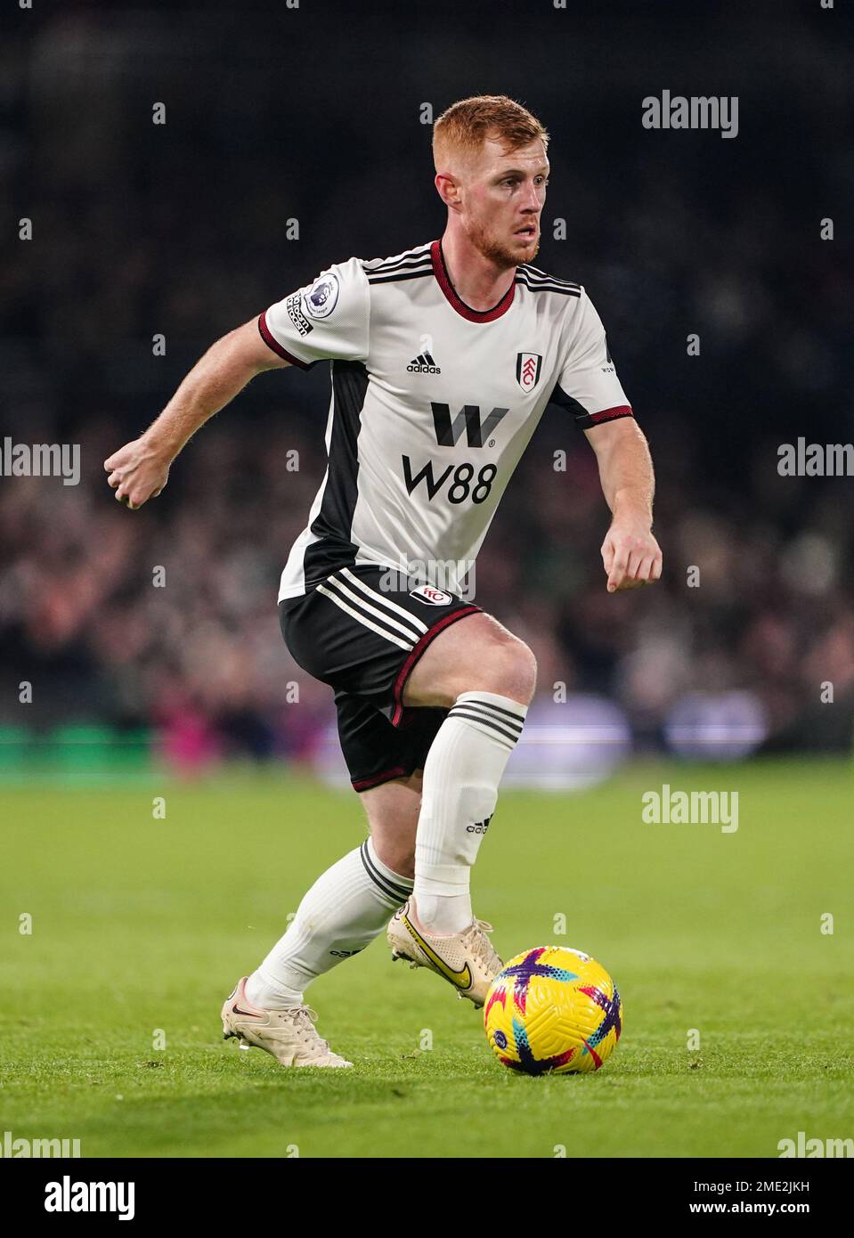 Fulham's Harrison Reed during the Premier League match at the Craven ...