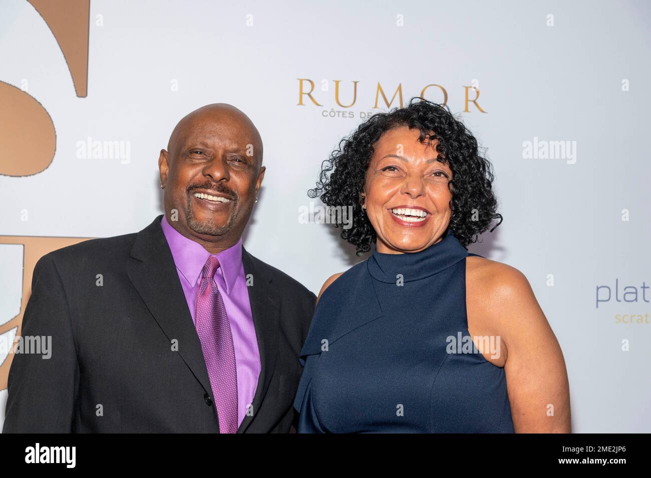 Los Angeles, USA. 22nd Jan, 2023. Garret Davis, Michaela Brown attend ...