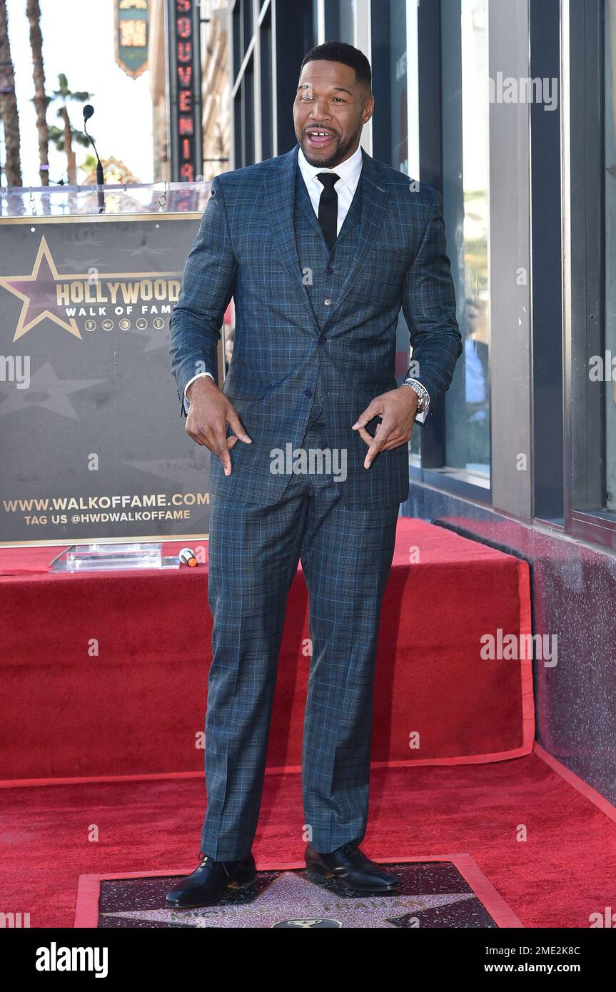 Michael Strahan, NFL Hall of Famer and host of ABC's "Good Morning ...