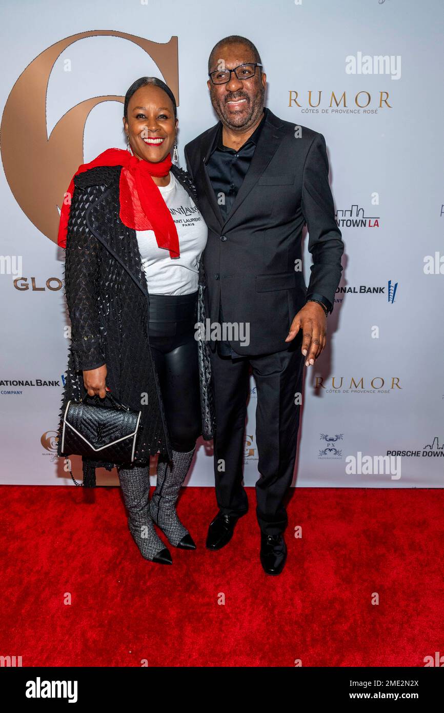 Los Angeles, USA. 22nd Jan, 2023. Sponsor Rory Pullens and Debbie ...