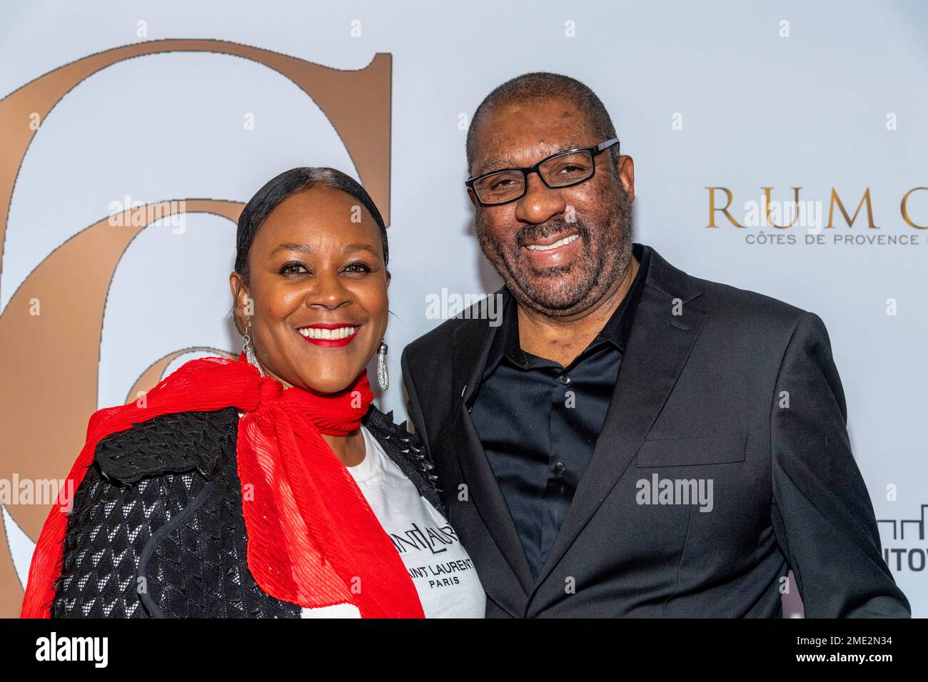 Los Angeles, USA. 22nd Jan, 2023. Sponsor Rory Pullens and Debbie ...