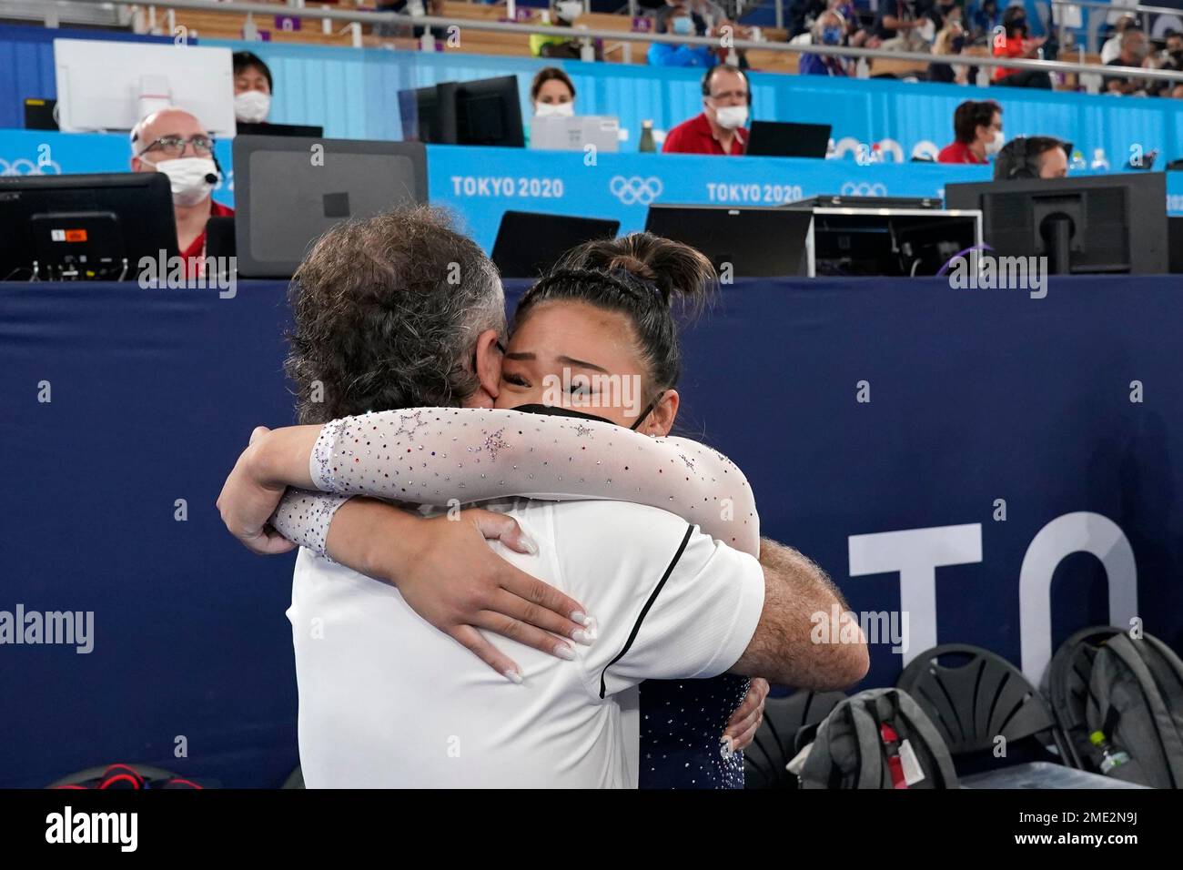 CORRECTS COACHE'S NAME TO JESS NOT JEFF - Sunisa Lee, of the United ...