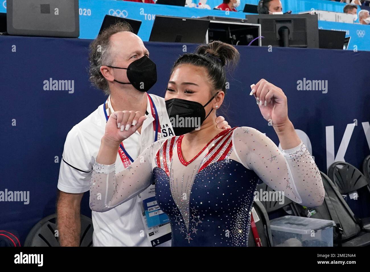 CORRECTS COACHE'S NAME TO JESS NOT JEFF - Sunisa Lee, of the United ...