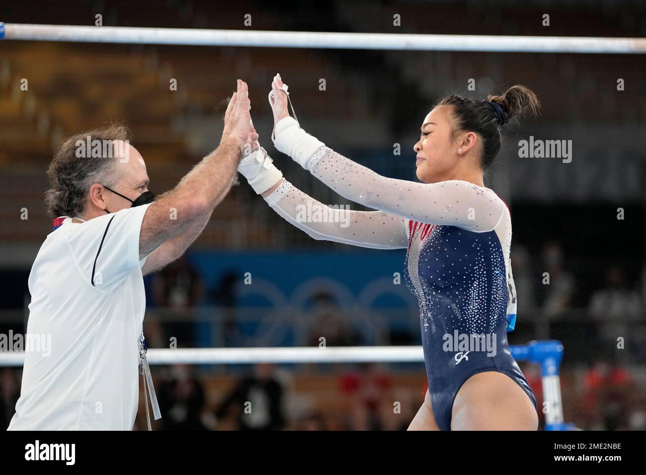 CORRECTS COACHE'S NAME TO JESS NOT JEFF - Sunisa Lee, of the United ...