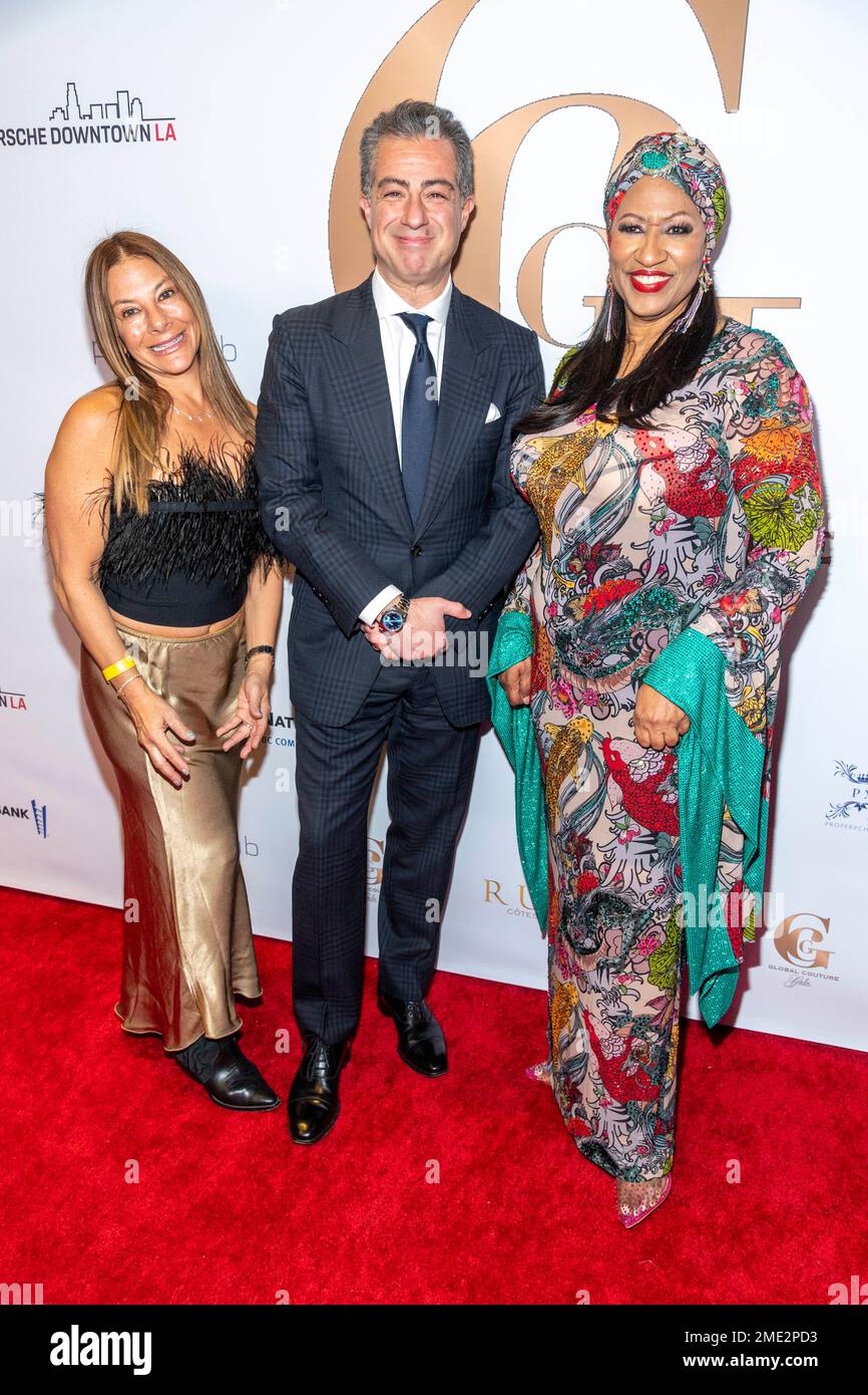 Los Angeles, USA. 22nd Jan, 2023. Lauren Plutsky, Victor Ghassemi ...