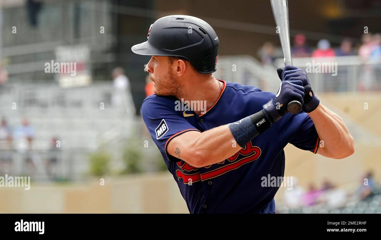 Minnesota Twins' Max Kepler bats against the Detroit Tigers in a ...