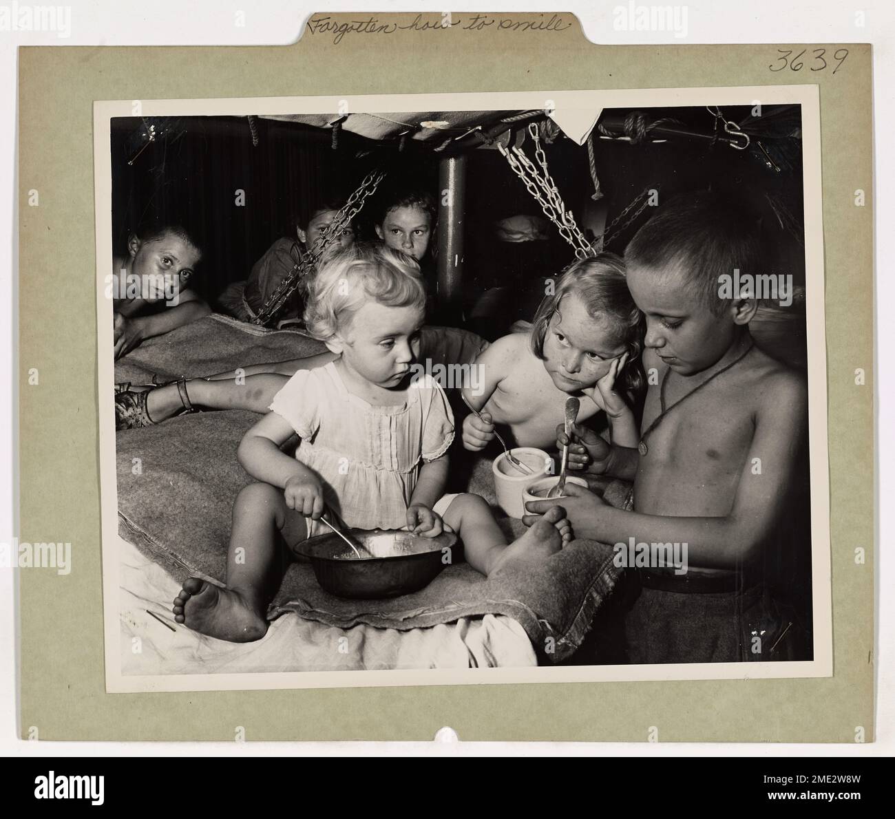 Aboard a Coast Guard transport in Bombay, India, Polish orphans who ...