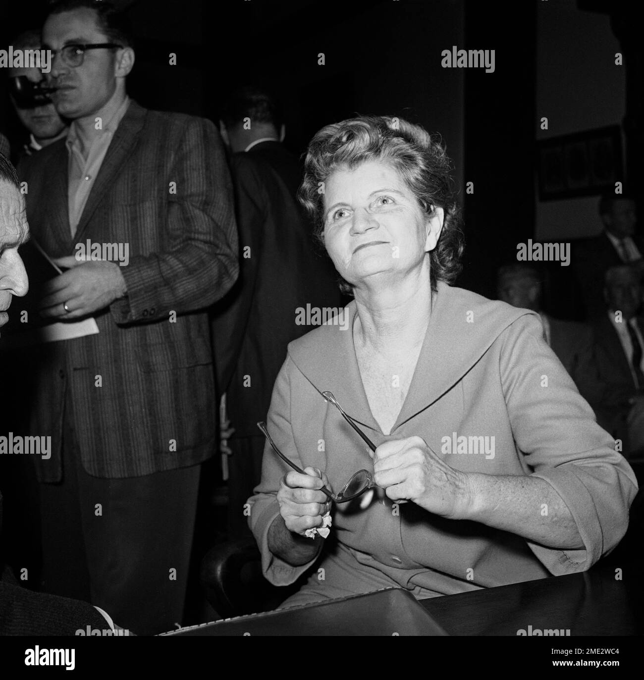 Elizabeth Ann Duncan, smiling and chipper, waits in a Ventura, Calif ...