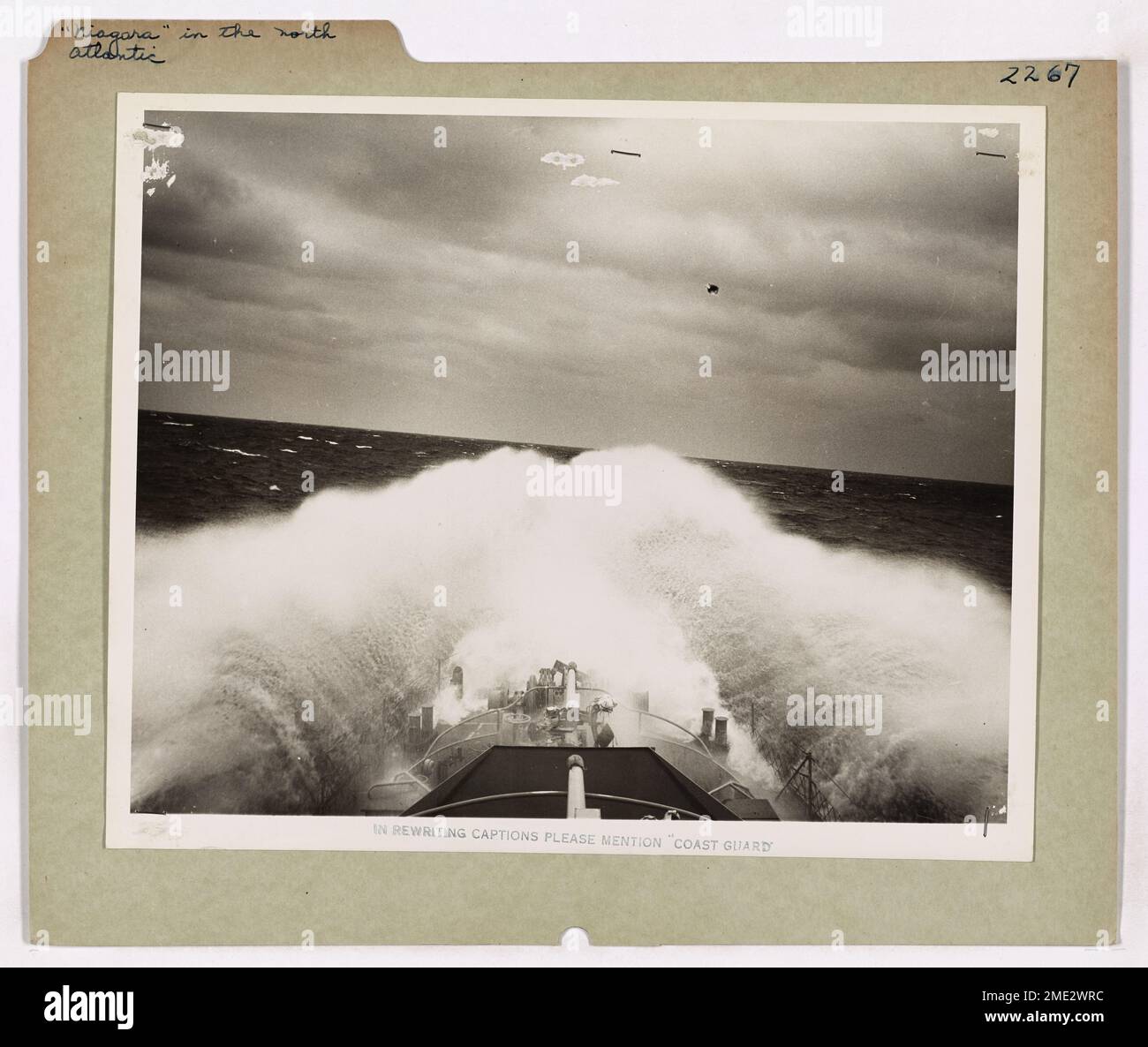 The Coast Guard Patrol Frigate battles harsh head seas during a North ...