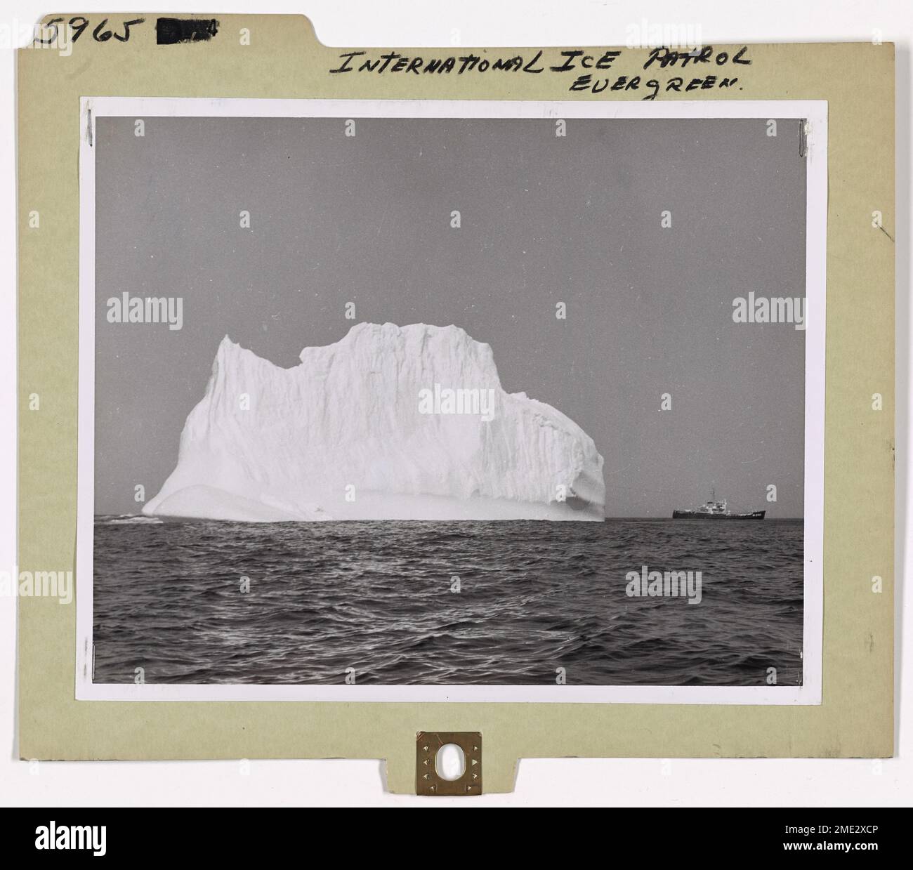 International Ice Patrol Evergreen. The 180-ft. Coast Guard Cutter ...