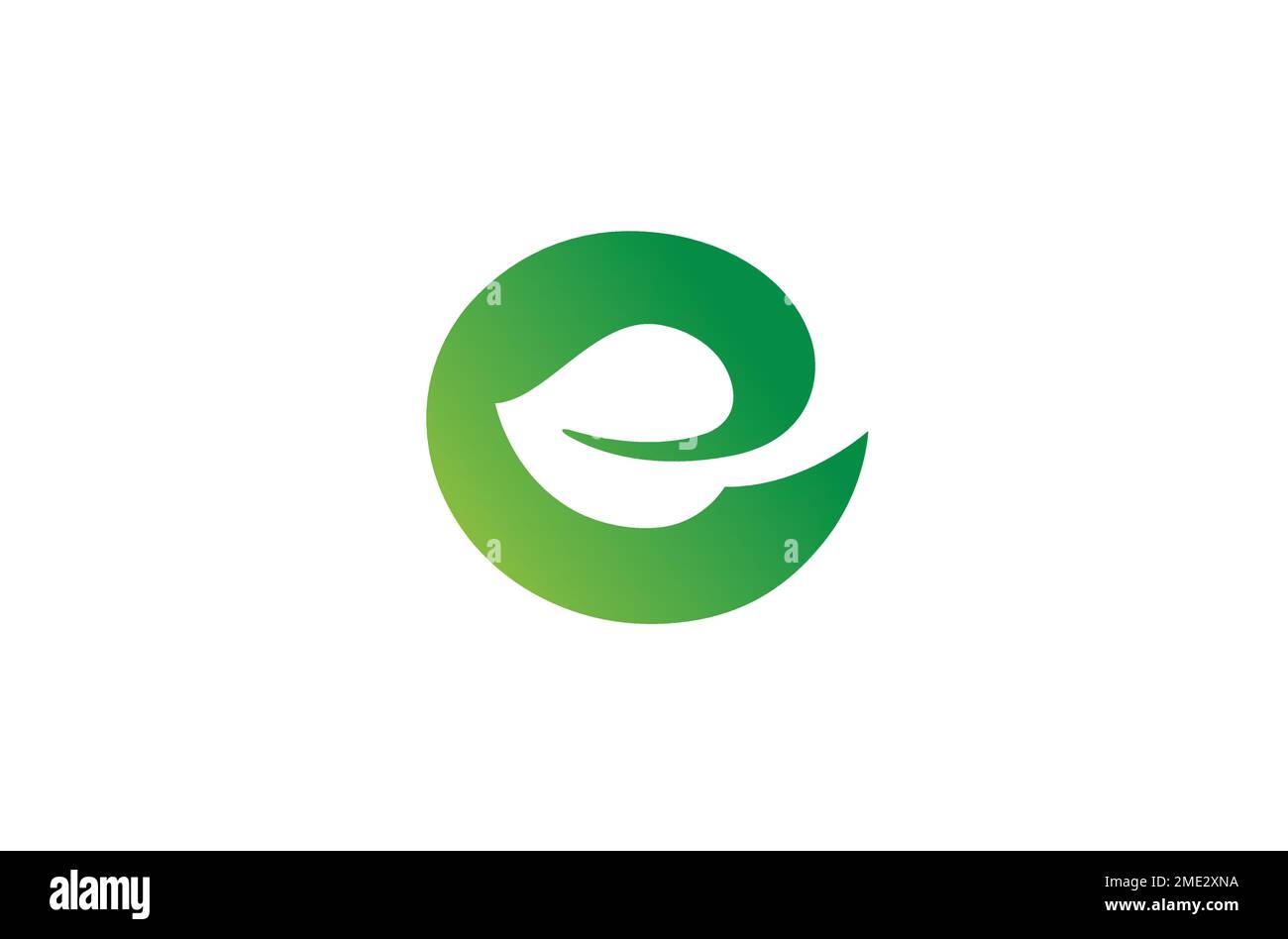 Eco Natural Letter E Green Leaf Logo Vector Symbol Design Illustration ...