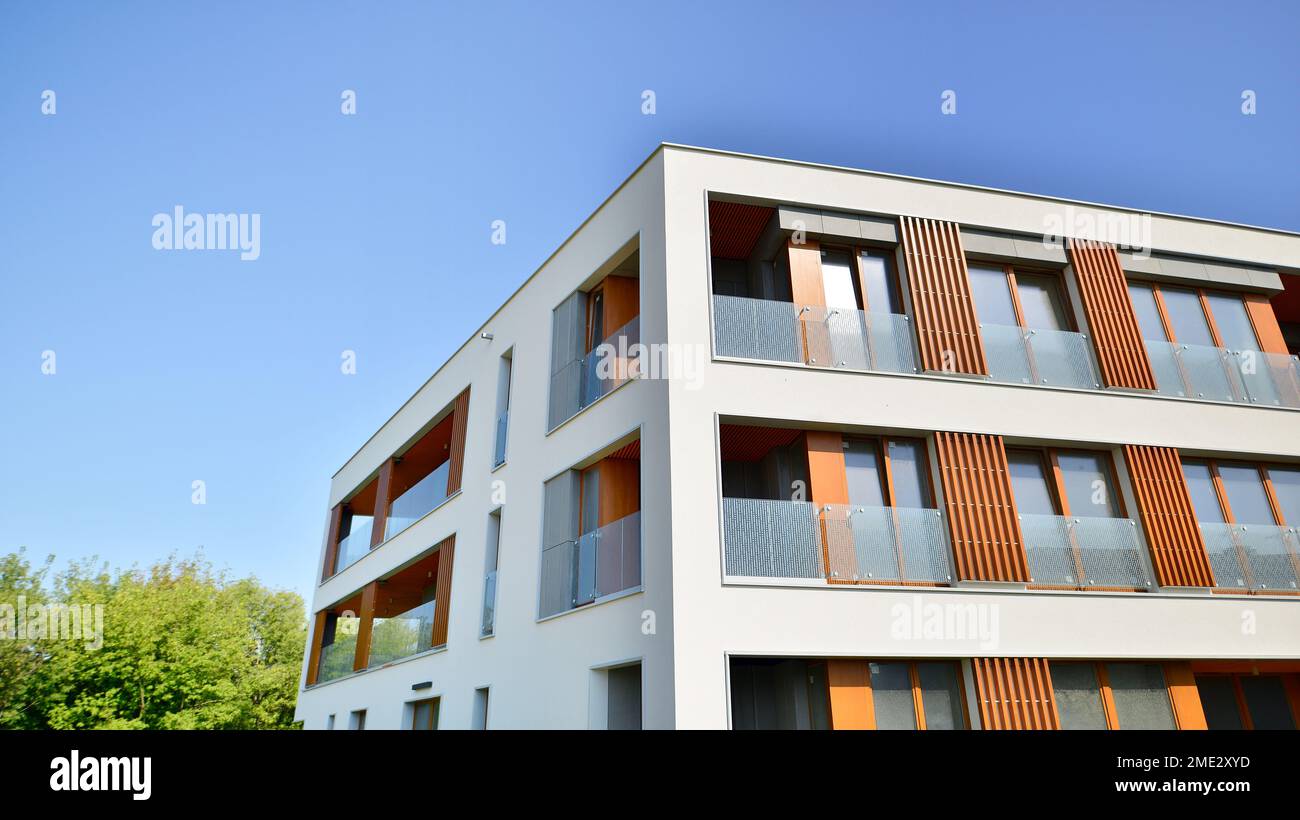 Modern elements in contemporary architecture.. Architectural details of ...