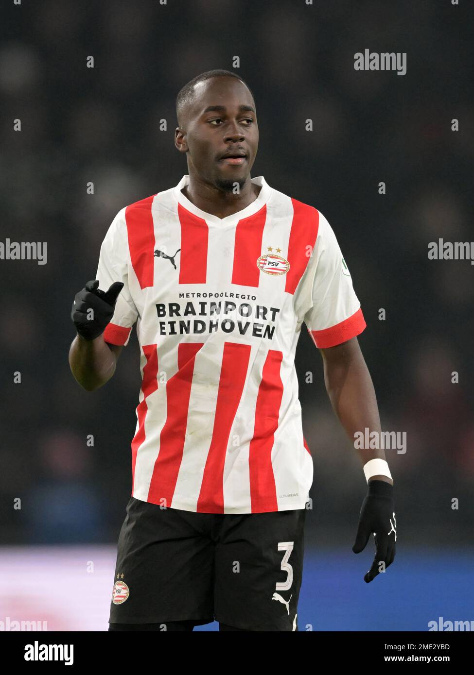 EINDHOVEN - Jordan Teze of PSV Eindhoven during the Dutch premier ...
