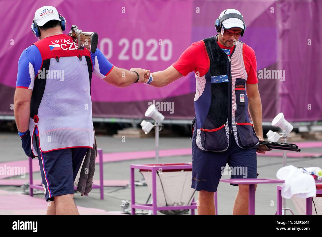 Jiri Liptak, left, and David Kostelecky, both of the Czech Republic ...