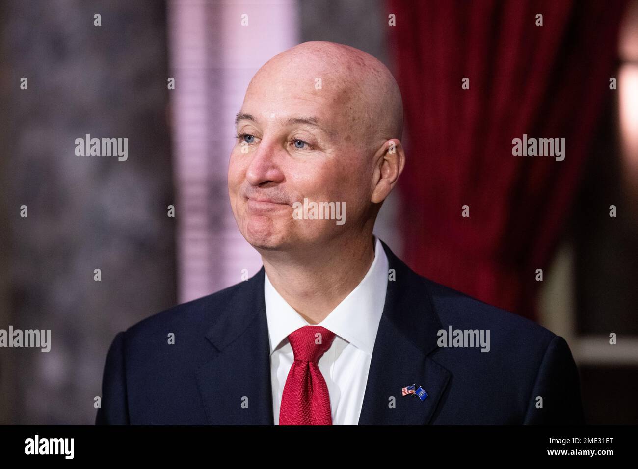 UNITED STATES - JANUARY 23: Sen. Pete Ricketts, R-Neb., participates in ...