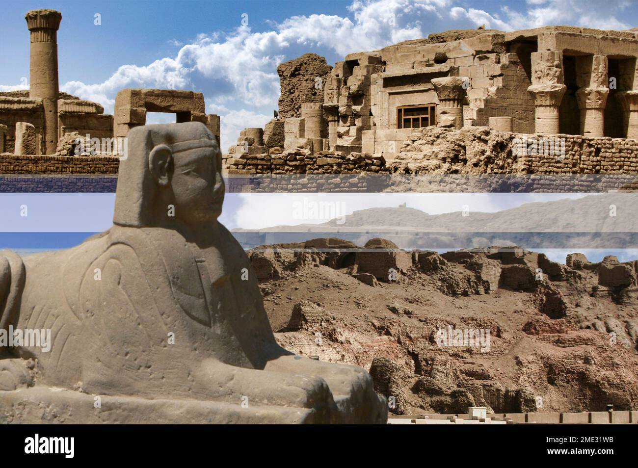 The Temple of Horus in Edfu, a place dedicated to the son of Osiris and ...