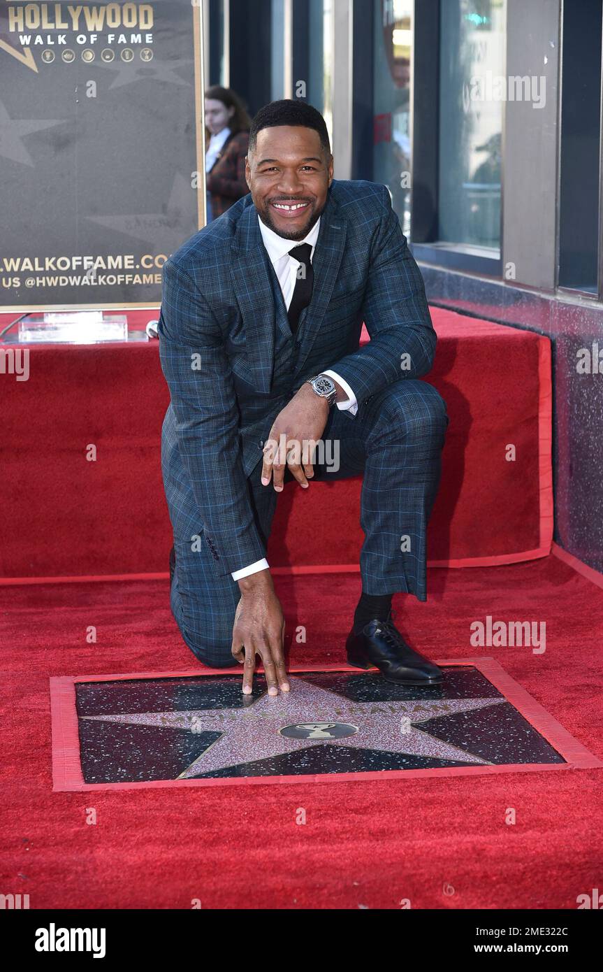 Michael Strahan, NFL Hall of Famer and host of ABC's "Good Morning ...