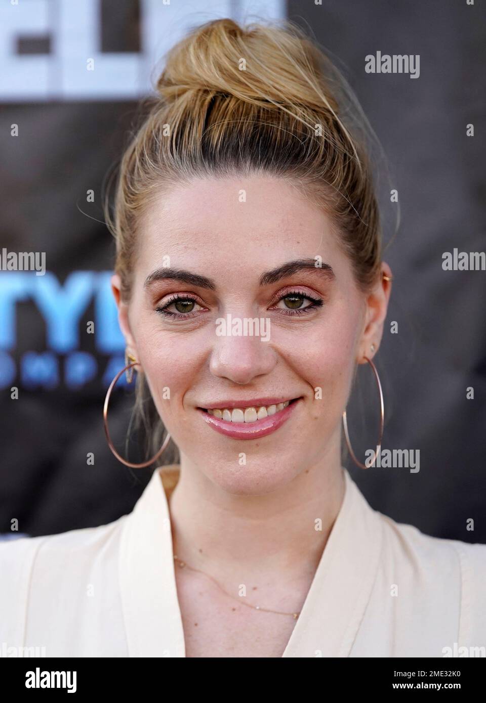 Sabrina Friedman-Seitz, a cast member in "Lorelei," poses at the Los ...