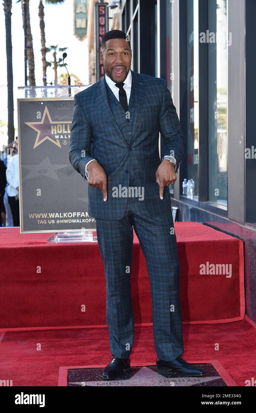 Michael Strahan, NFL Hall of Famer and host of ABC's "Good Morning ...