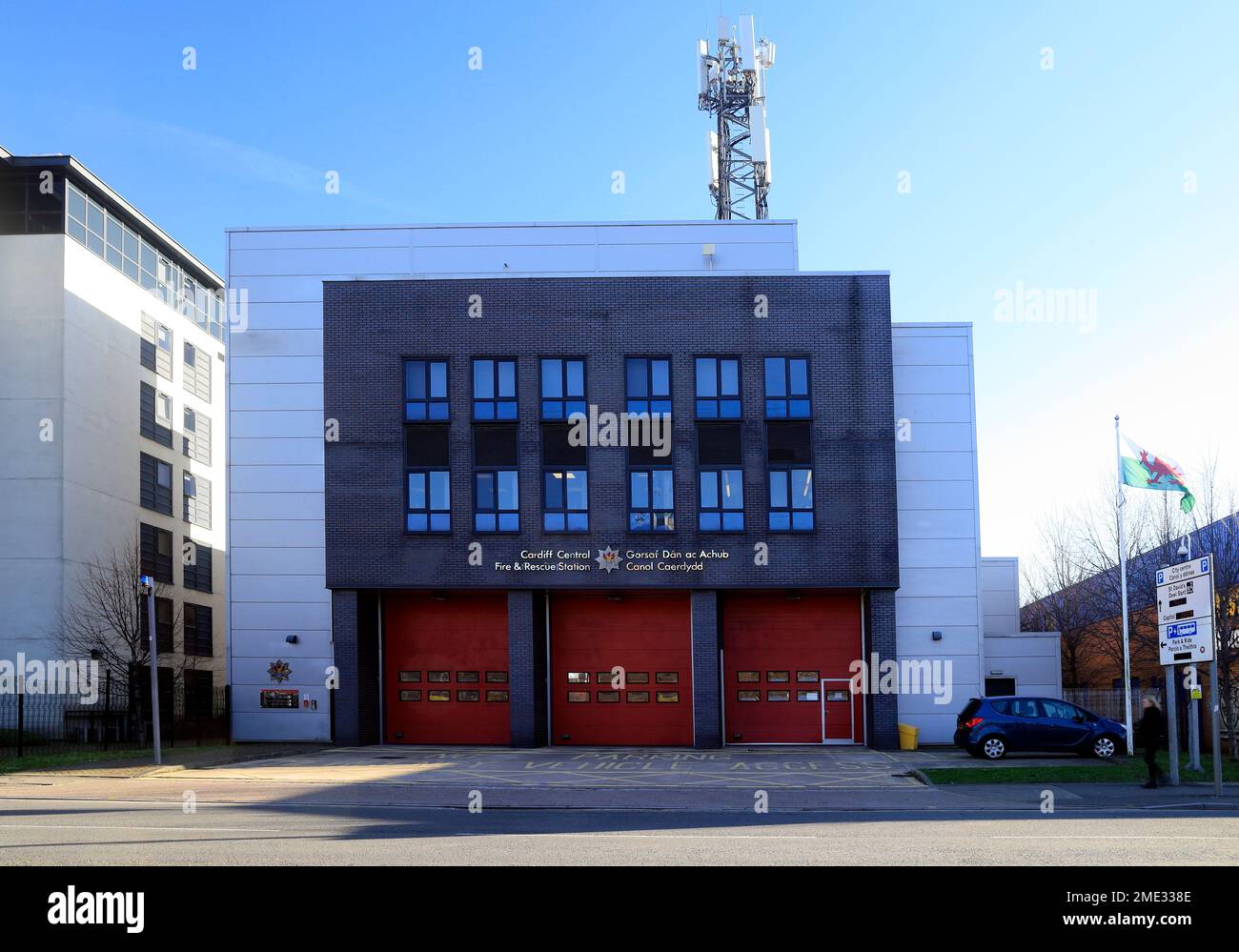 Cardiff Central Fire Station. 2023 Stock Photo - Alamy