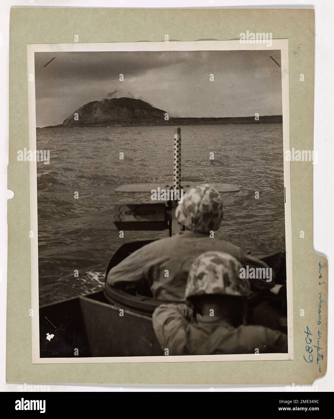 The volcano on Iwo Jima erupts as American Marines storm the beaches ...