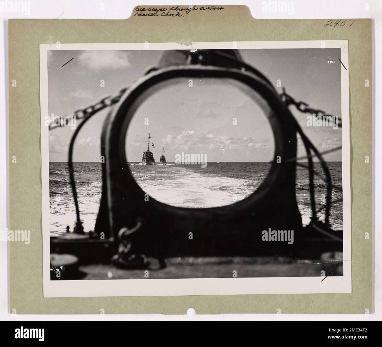 A Coast Guard photographer captures a striking seascape through a tow ...