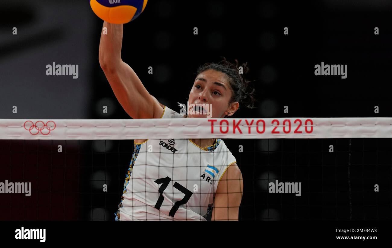 Argentina's Candelaria Lucia Herrera Rodriguez during the women's ...