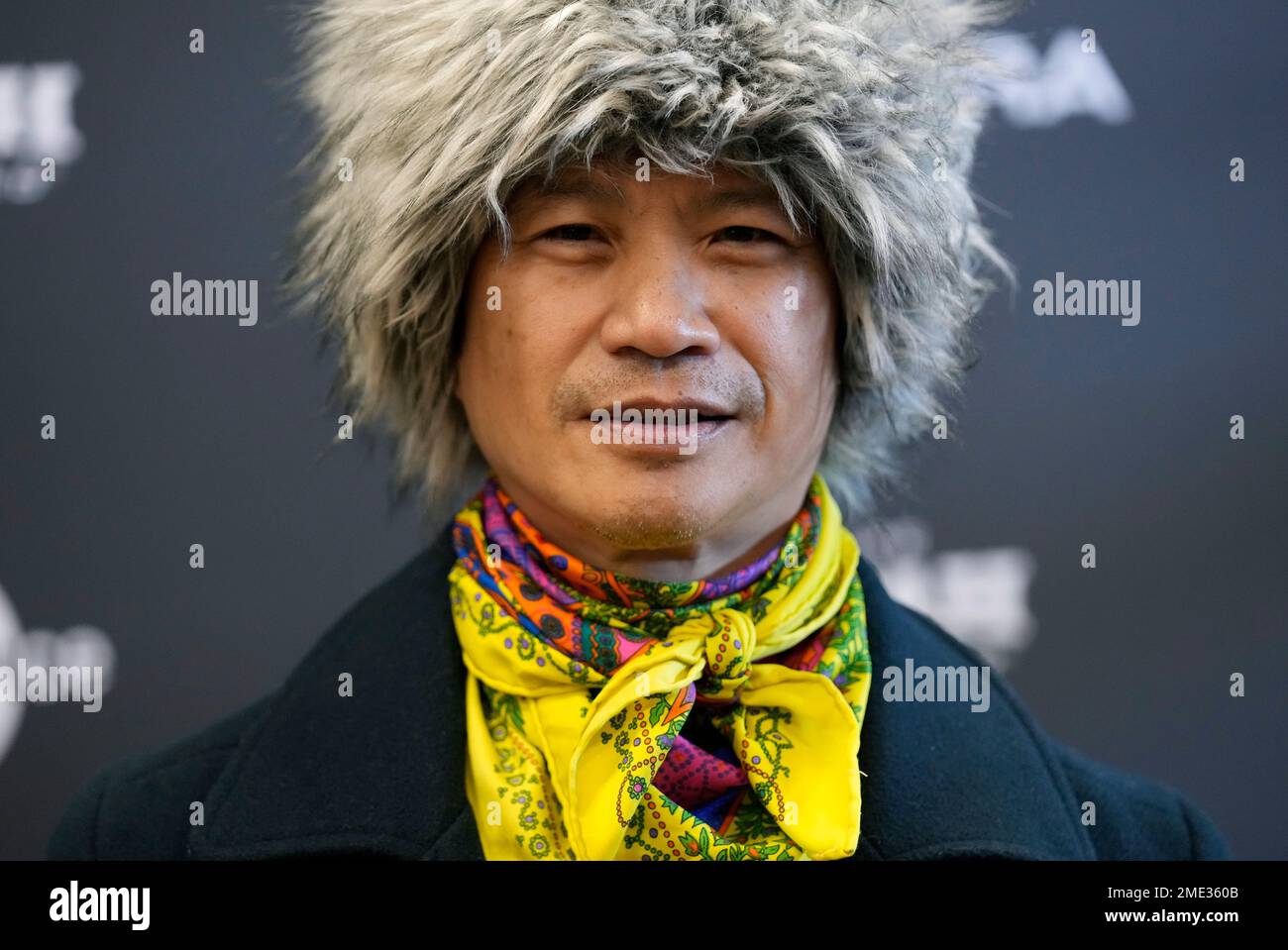 Dustin Nguyen poses at the premiere of "The Accidental Getaway Driver ...