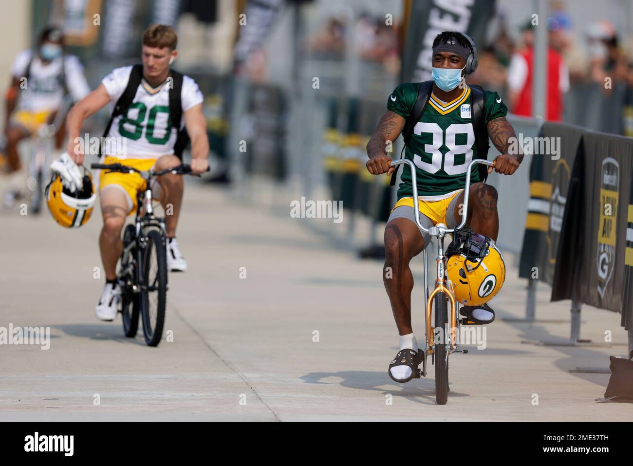 Green Bay Packers' safety Innis Gaines (38) and wide receiver Bailey ...