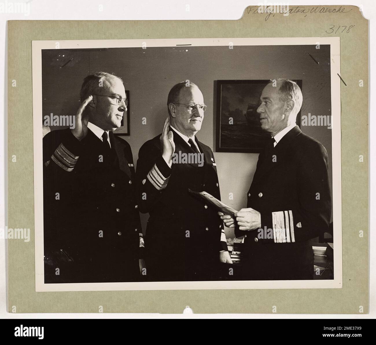 Commodore Joseph F. Farley and Captain Philip B. Eaton were promoted to ...