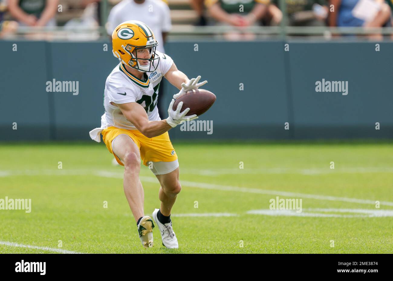 Green Bay Packers' wide receiver Bailey Gaither catches a pass during ...