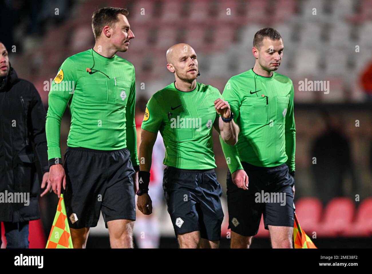 AMSTERDAM, NETHERLANDS - JANUARY 23: assistant referee Marco Ribbink ...