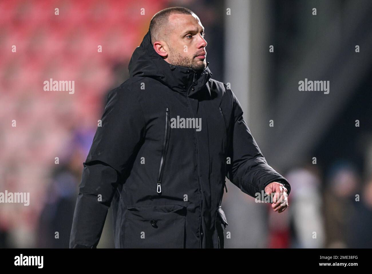 AMSTERDAM, NETHERLANDS - JANUARY 23: head coach Johnny Heitinga of Jong ...