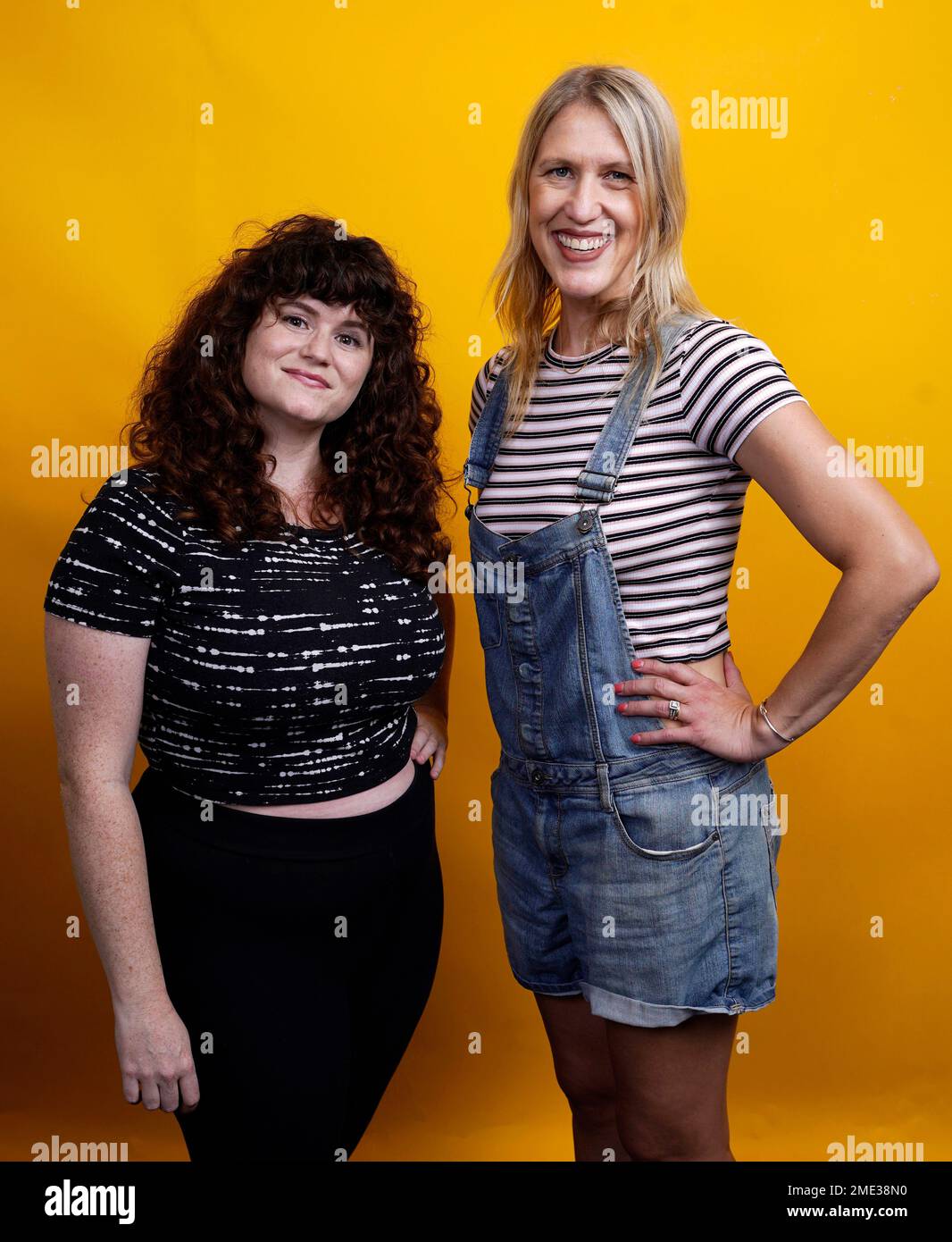 Barbara Gray, left, and Tess Barker, co-hosts of the "Britney's Gram ...