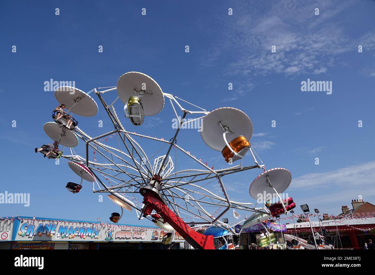 Vintage travelling funfair hi-res stock photography and images - Alamy
