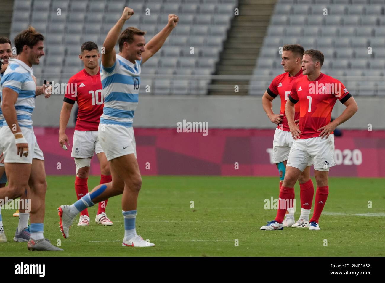 Britain's Max McFarland, right, Ross McCann, second left, and Robbie ...