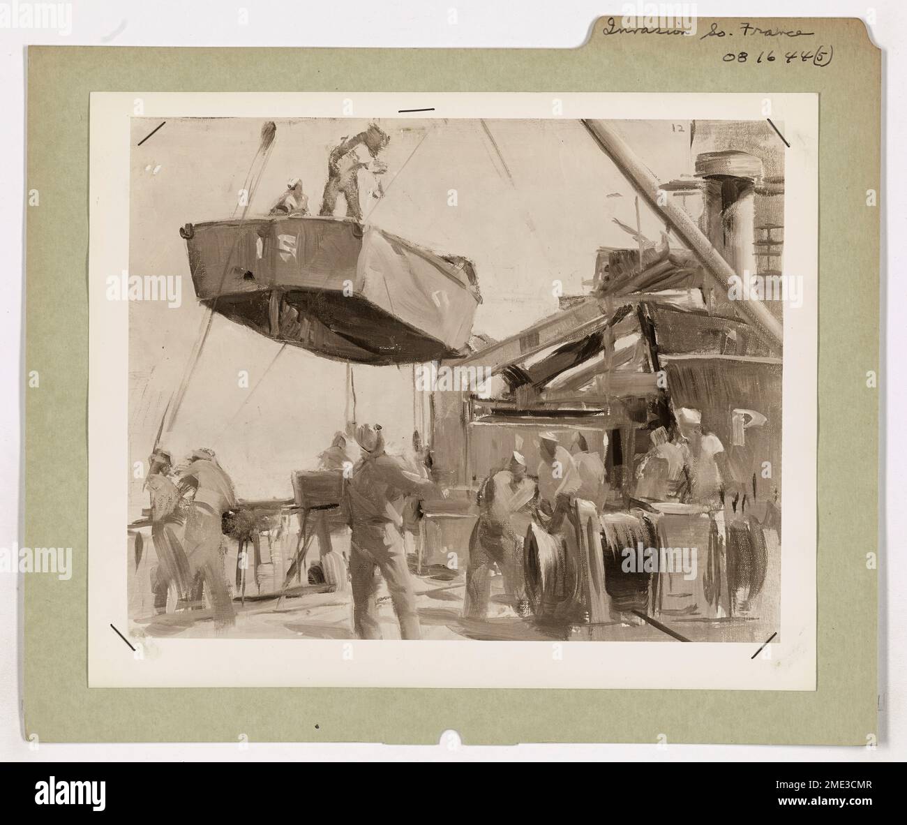 Invasion of Southern France. This image depicts artwork of the ...