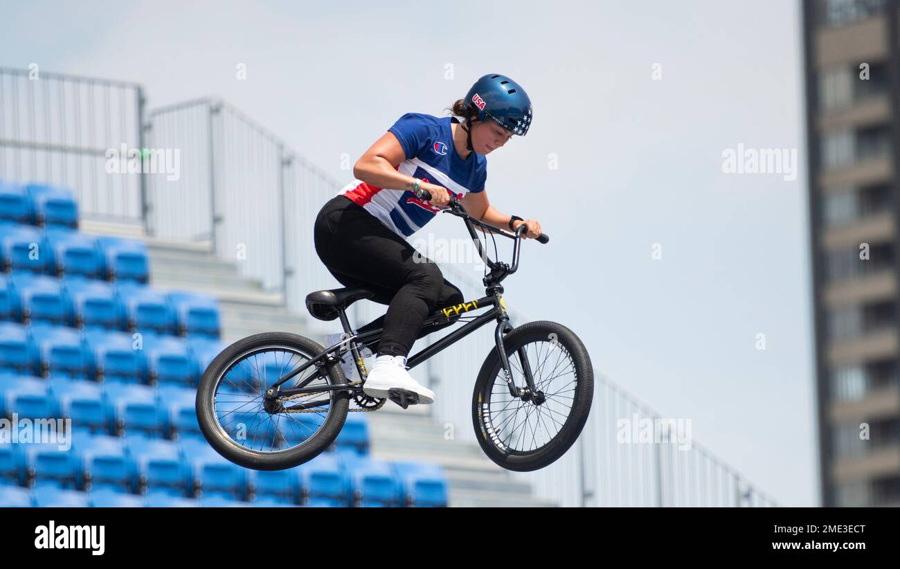 United States' Perris Benegas trains at the 2020 Summer Olympics ...