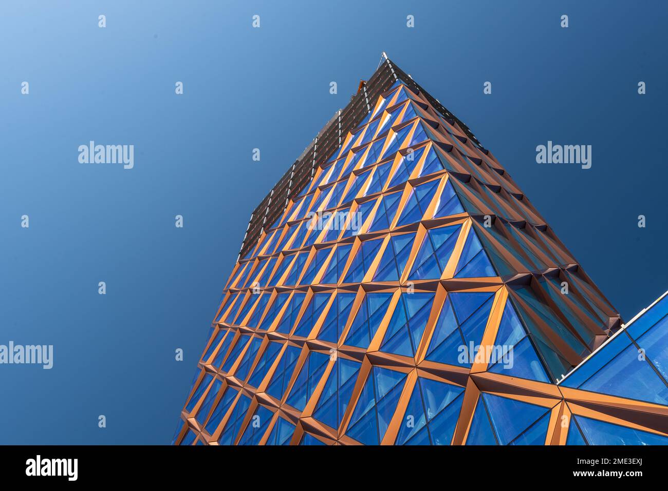 Gothenburg, Sweden - April 18 2021: High rise office building Kineum ...