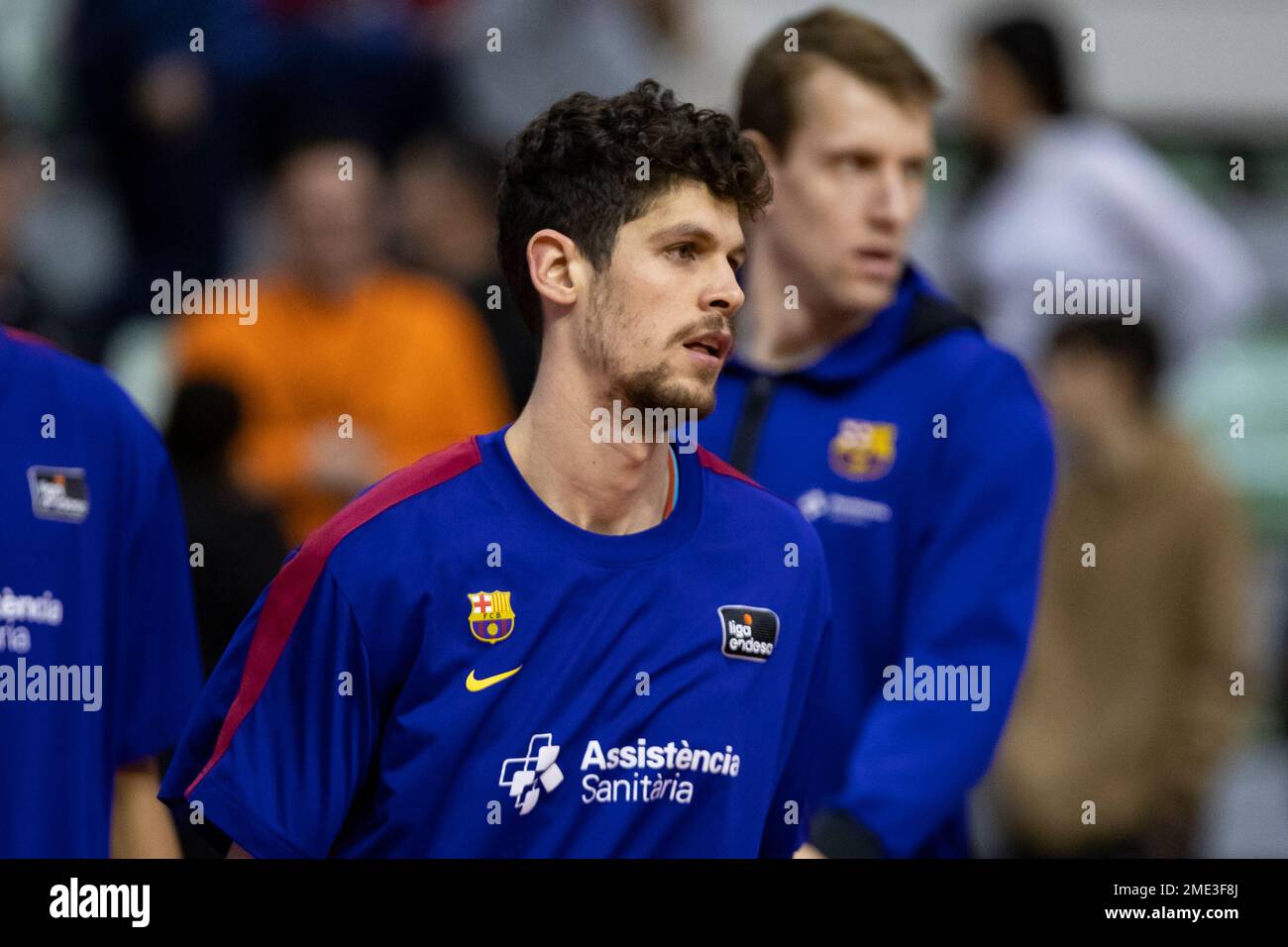ORIOL PAULÍ, in the warm-up before the match, UCAM Murcia CB vs BARÇA ...