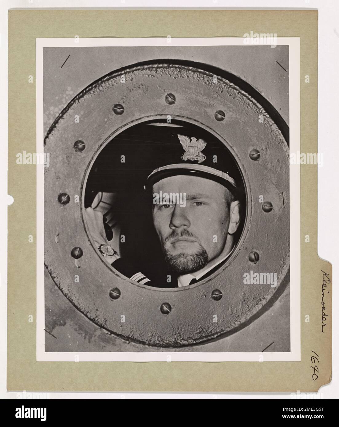 Invader Skipper. Coast Guard skipper of a new type, troop-carrying LCI ...