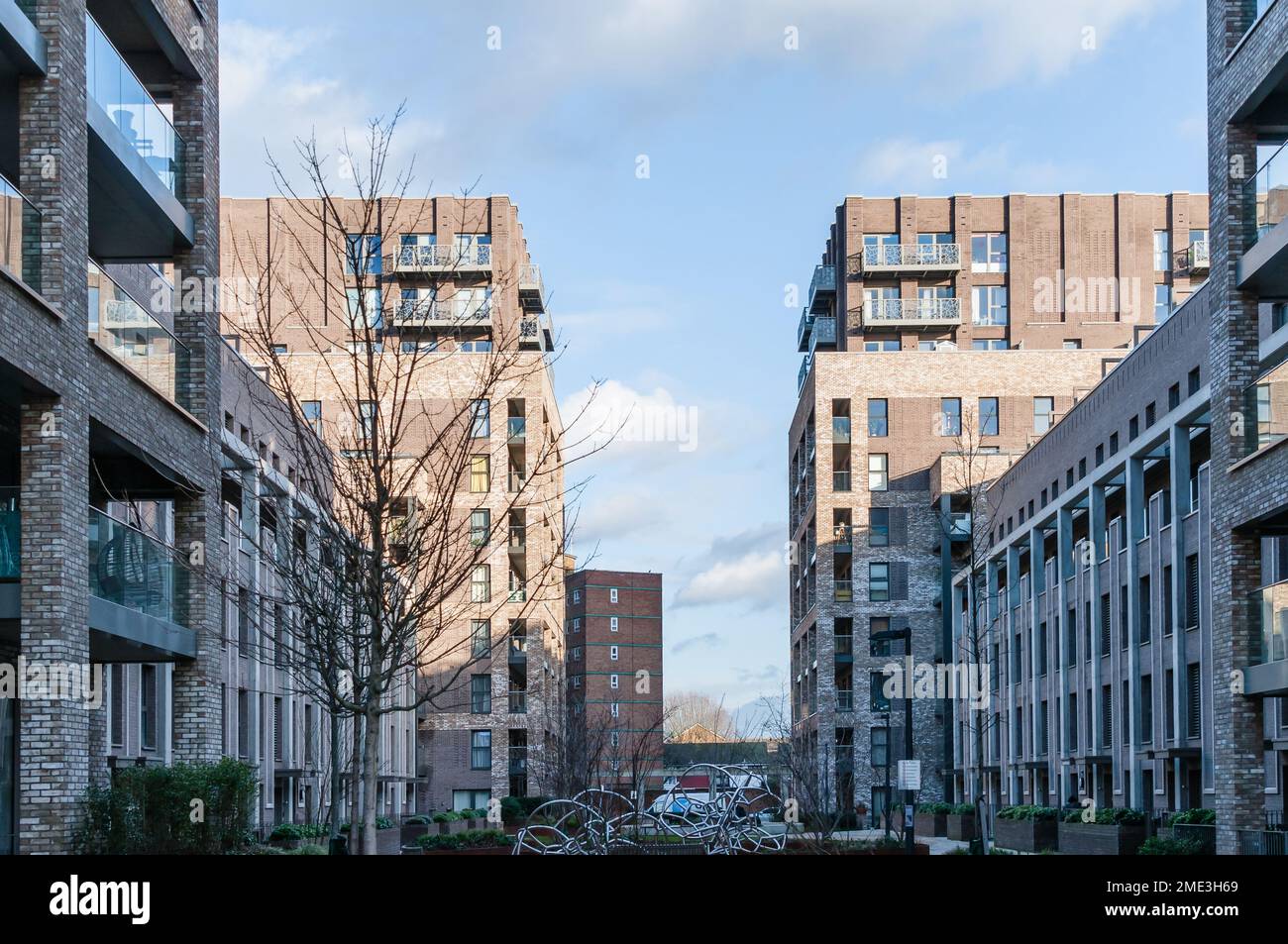 Memorial Walk.Upton Gardens redevelopment of a the old West Ham United ...