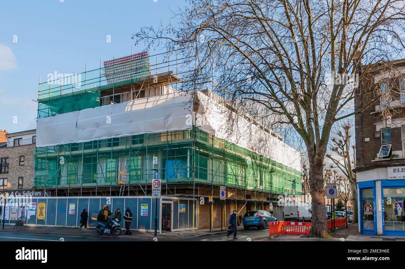 Barking Road development, East Ham, Newham Stock Photo - Alamy